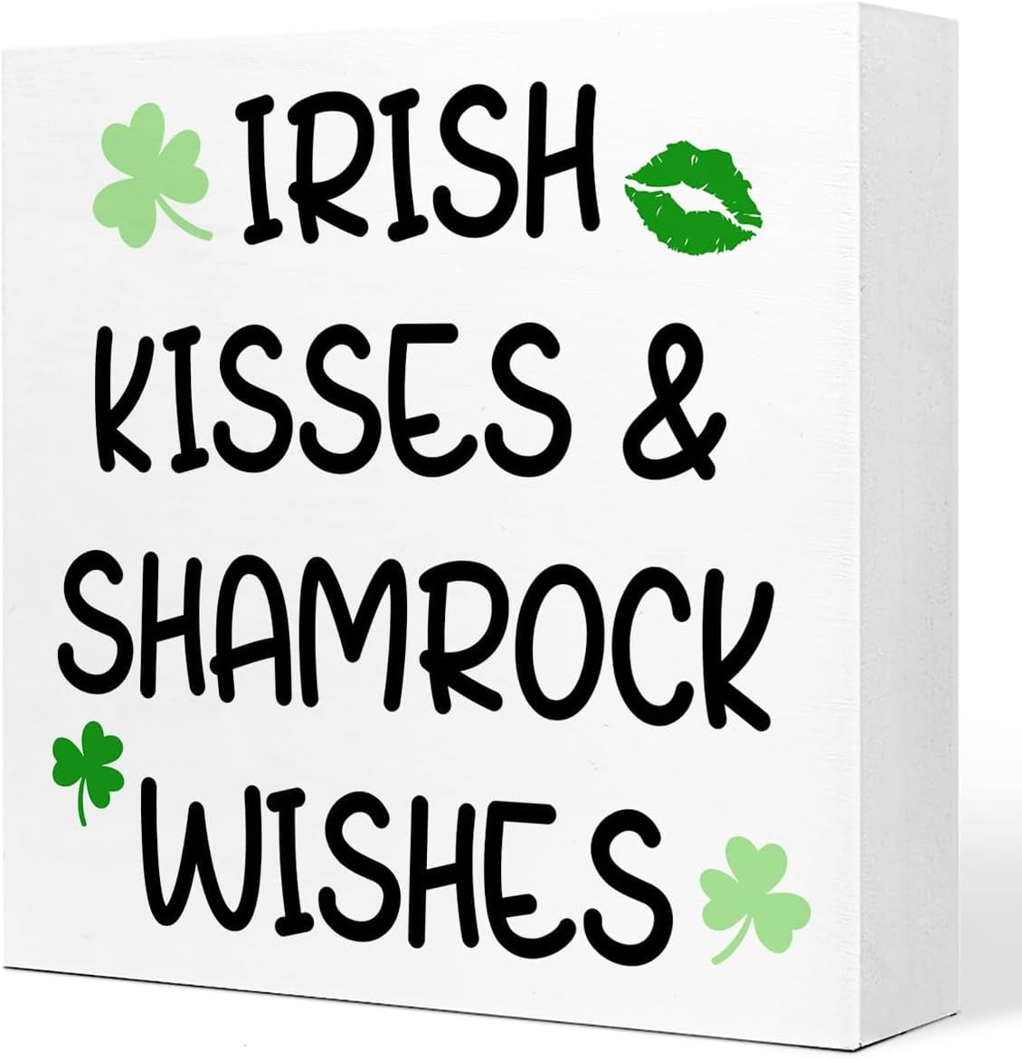 5"×5" St Patricks Day Desk Decorations,Irish Shamrock Theme Tiered Tray ...