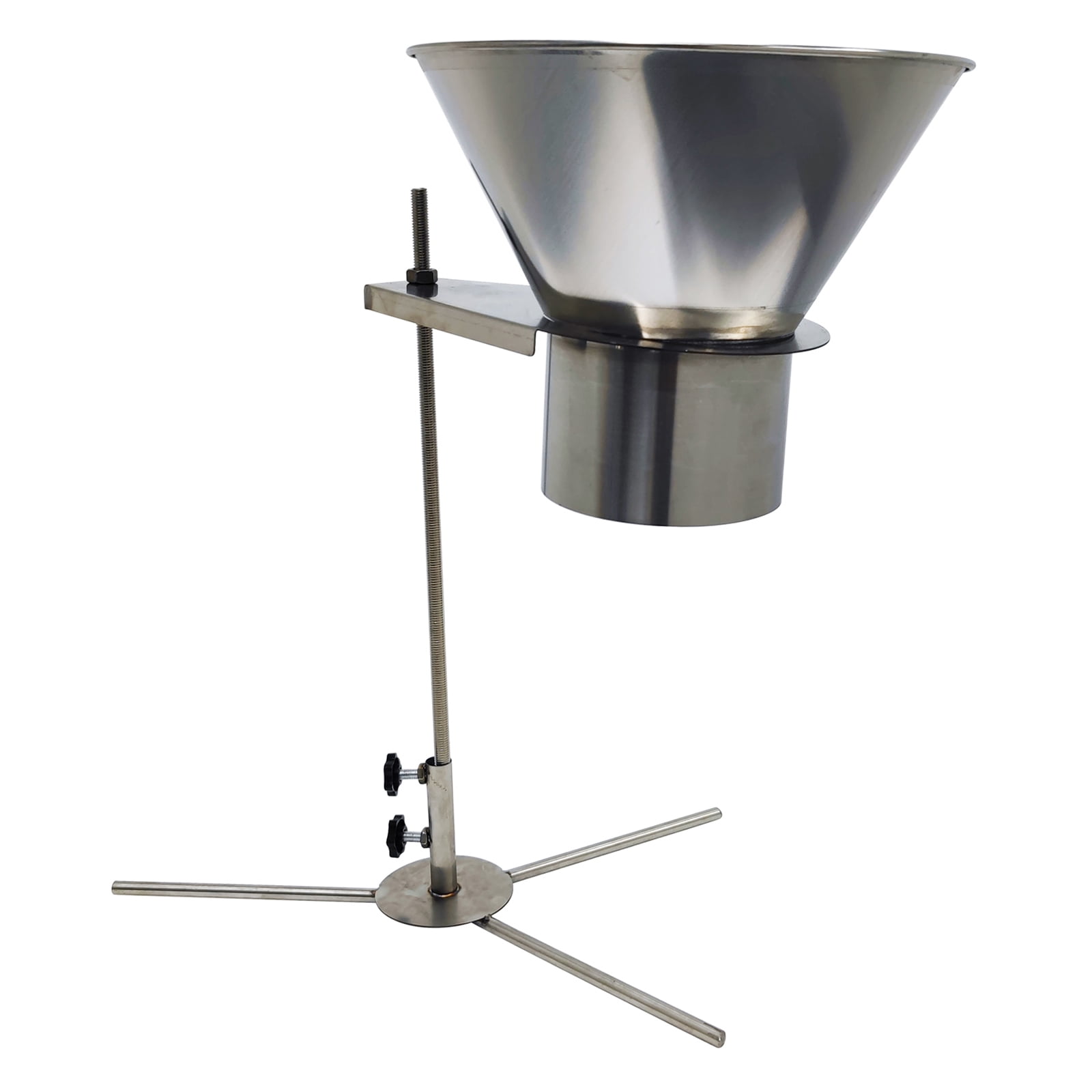 5.5" Stainless Steel Feeding Hopper with Support Stand Manual Filling ...