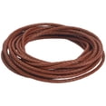 5.5 Yards Genuine Leather String Cord 4mm Flat Full Grain Cowhide ...