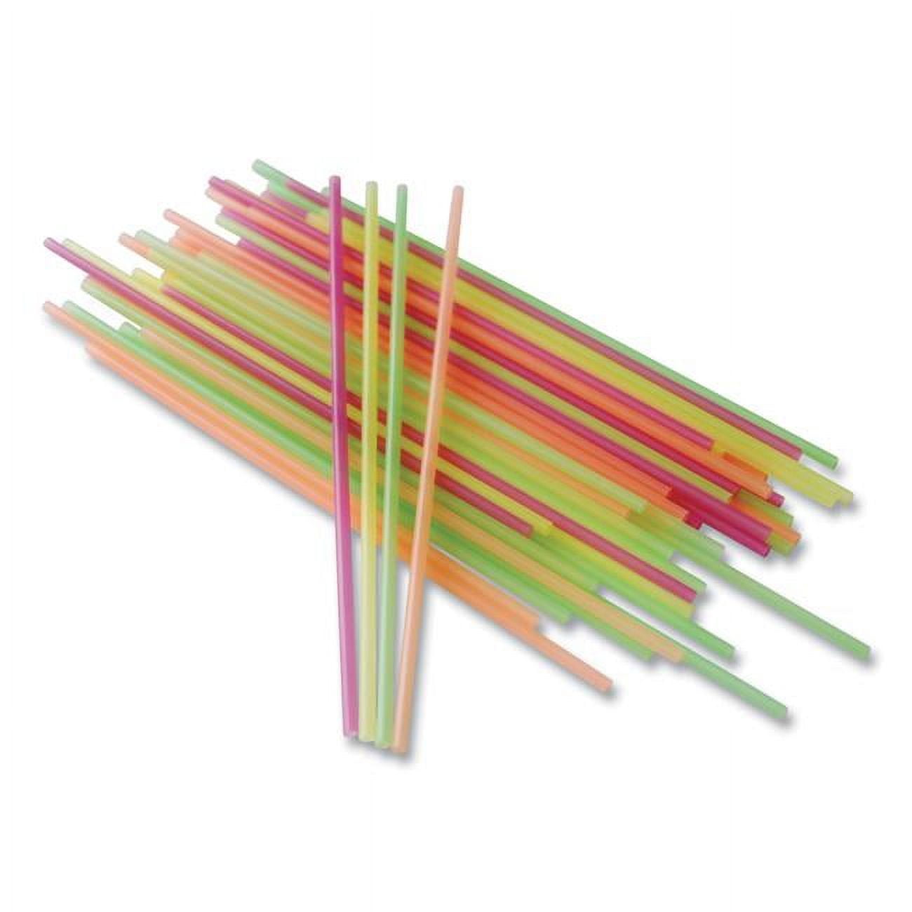 5.5 in. Polypropylene Neon Sip Sticks, Assorted - Walmart.com