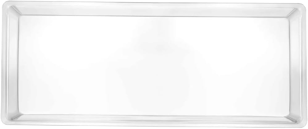 5.5 x 13 Inches Clear Mini Rectangle Plastic Tray – Disposable Serving ...