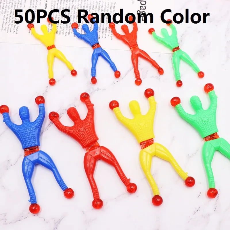 5-50 Pcs/set 8.5cm Sticky Toy Window Men With Sticky Hand 3 Toys Color ...
