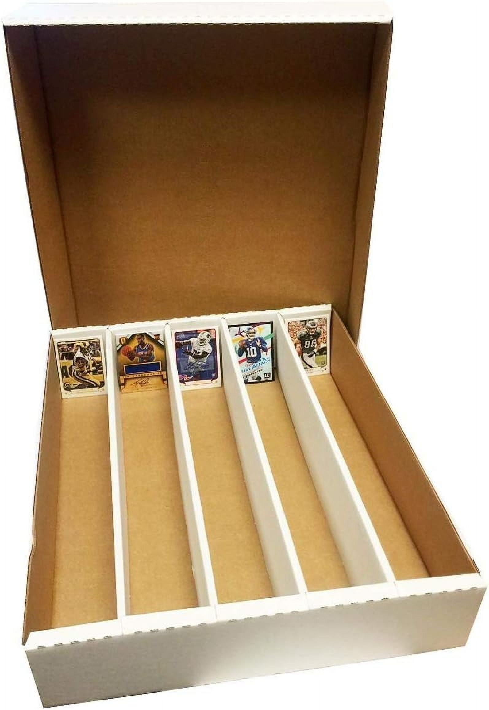 (5) 5000 Count Corrugated Cardboard Storage Box by Max Pro for Baseball ...