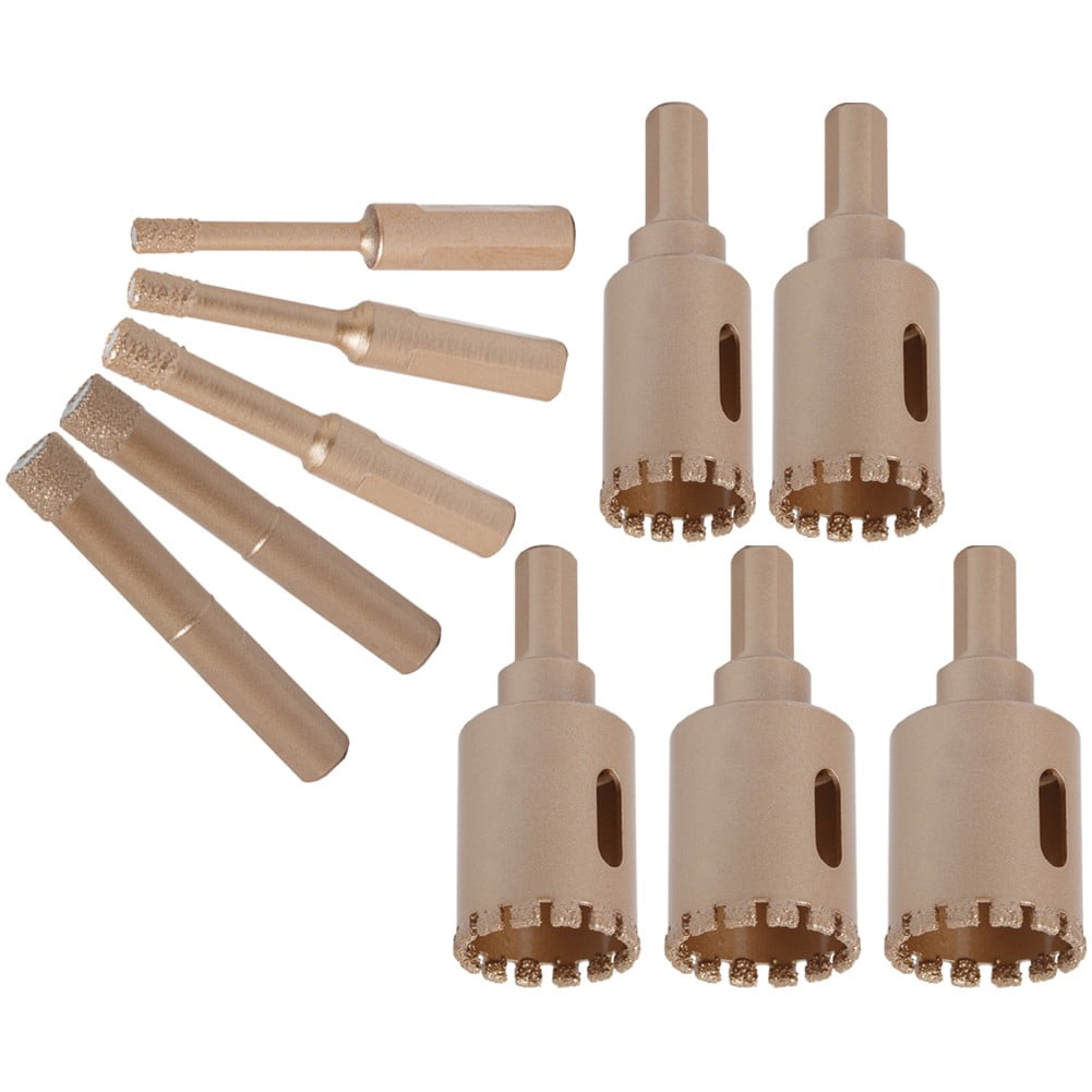 5-50Mm Hex Handle Vacuum Brazed Dry Drill Bits Cutter Drilling Core Bit ...