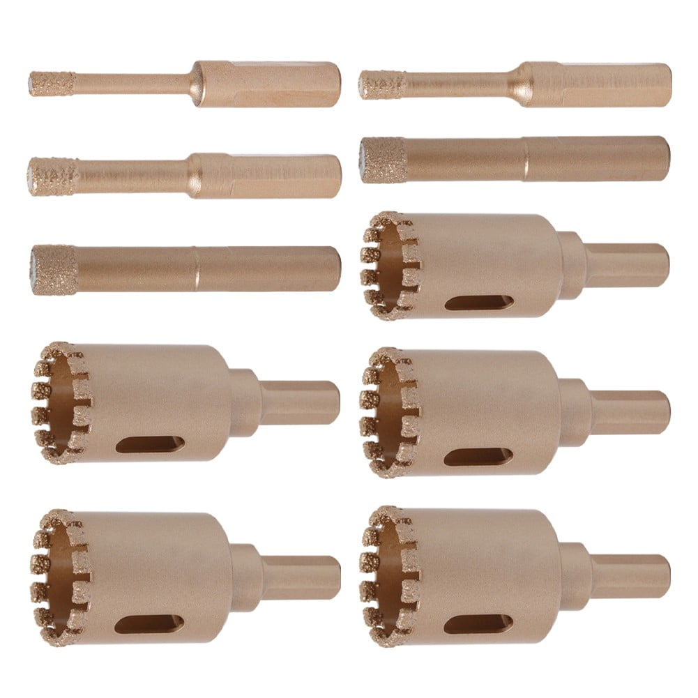 5-50Mm Hex Handle Vacuum Brazed Dry Drill Bits Cutter Drilling Core Bit ...