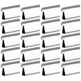 Under $5 50Pcs Binder Clips Small Stainless Steel Reusable Metal Refill ...