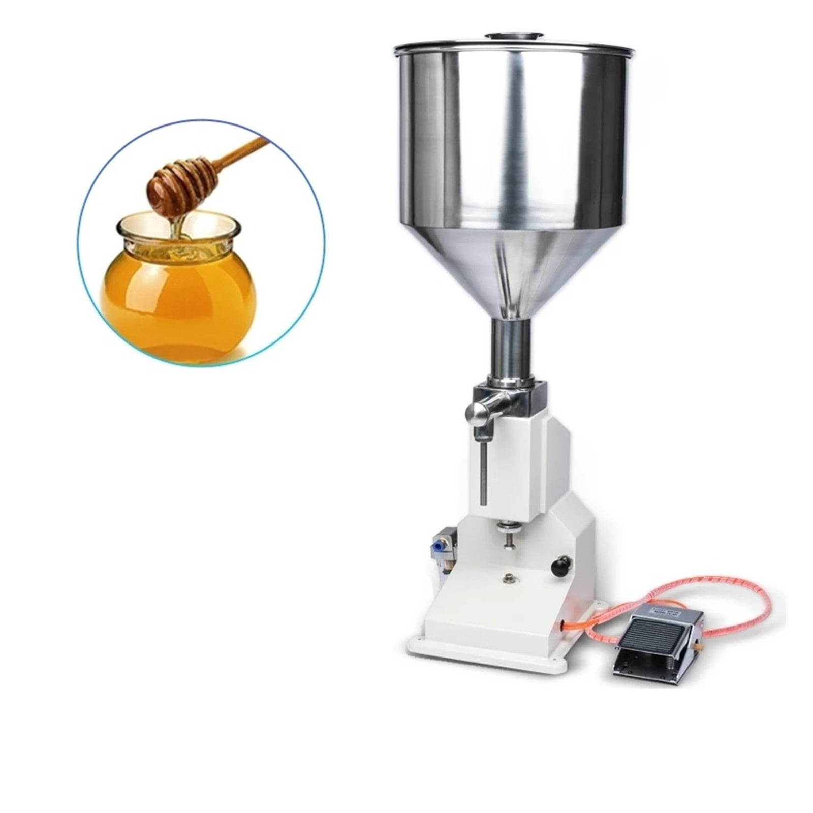 5-50ml Pneumatic Paste Shampoo Honey Lotion Filling Machine Viscous ...