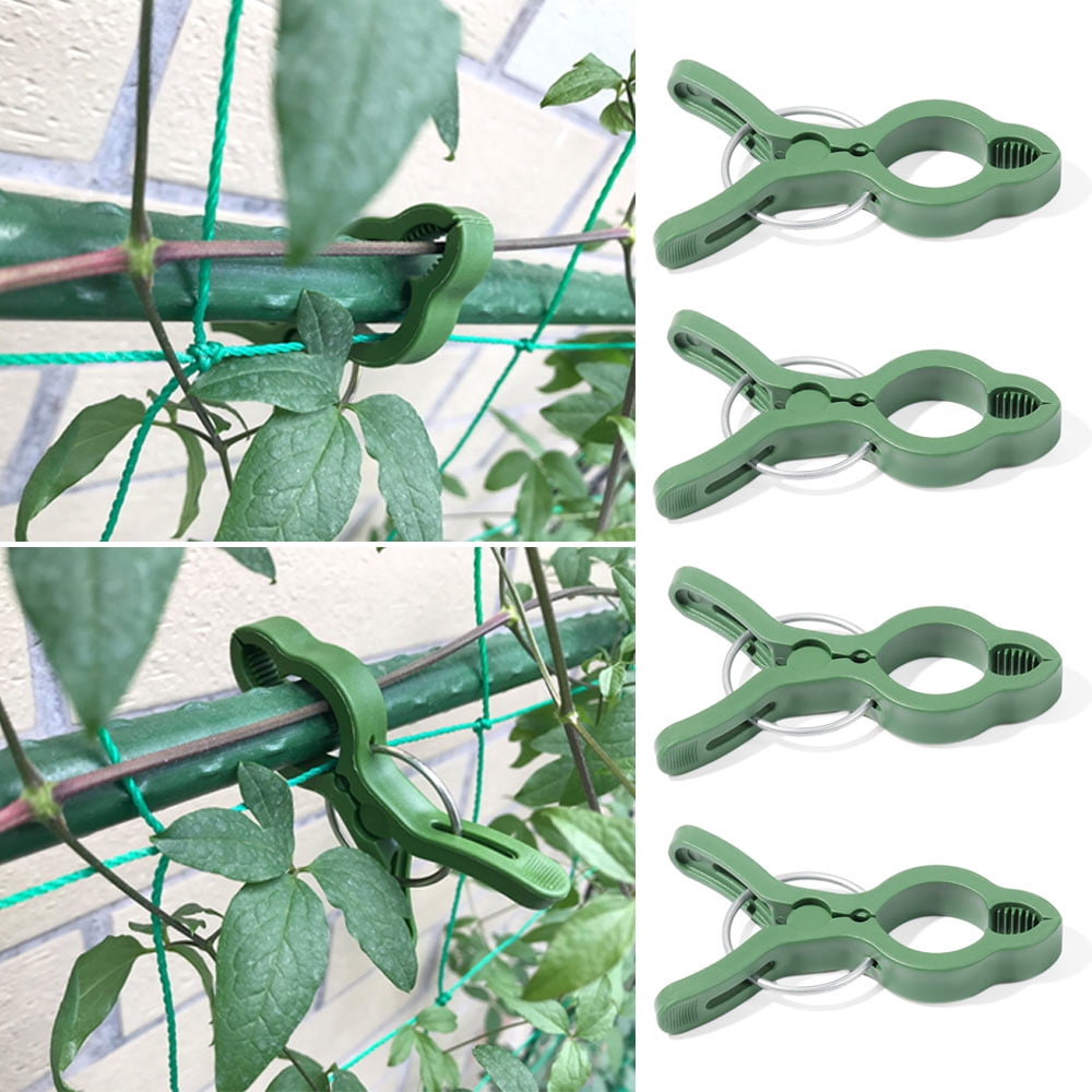 5-50pcs Reusable Green Plant Fixed Clips for Greenhous Vegetables ...