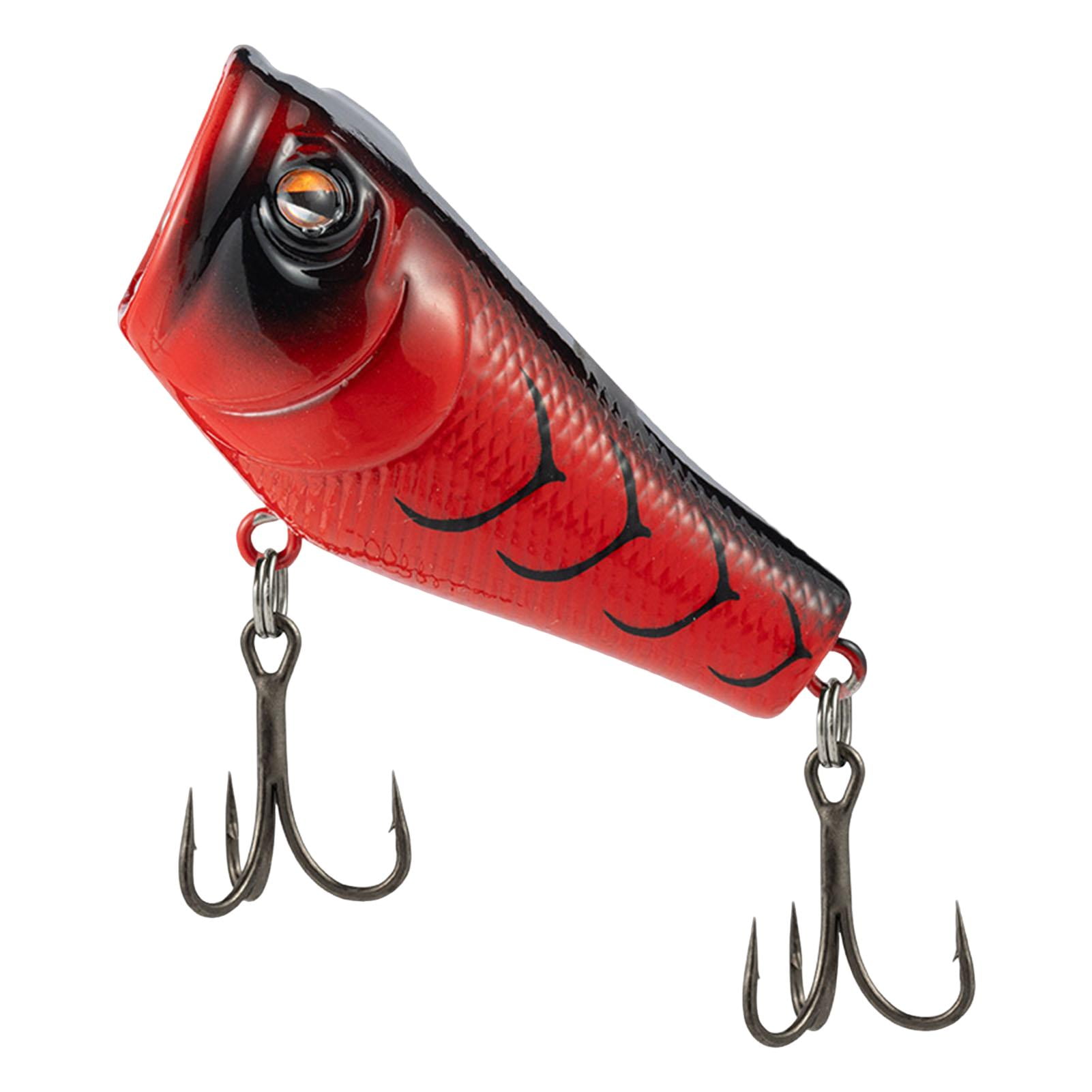 5.5CM/9G Topwater Fishing Lure with Double Hooks Realistic Floating ...