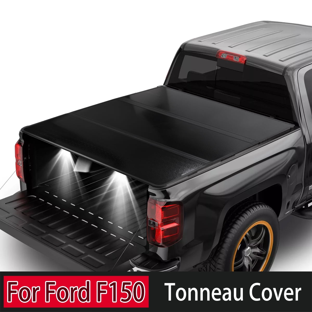 5.5FT 3-Fold Hard Tonneau Cover For Ford F150 2004-2024 Bed Truck ...