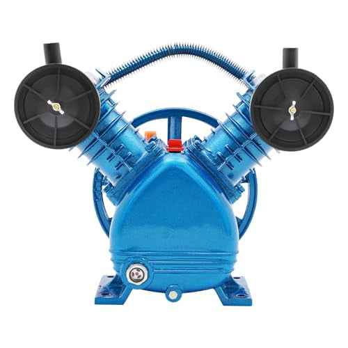 5.5HP Air Compressor Pump, 175PSI 4KW V-Type Twin Cylinder Air ...