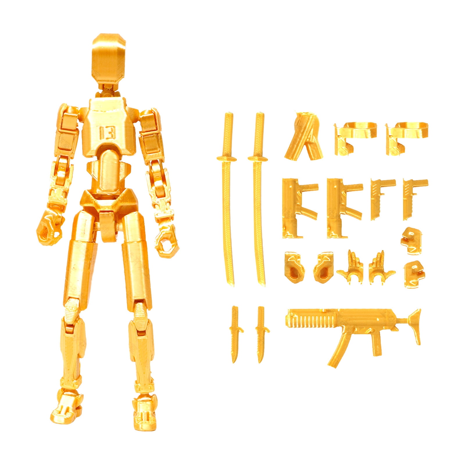 5.5Inch Assembly Completed T13 Action Figure,3D Printed Toys Multi ...