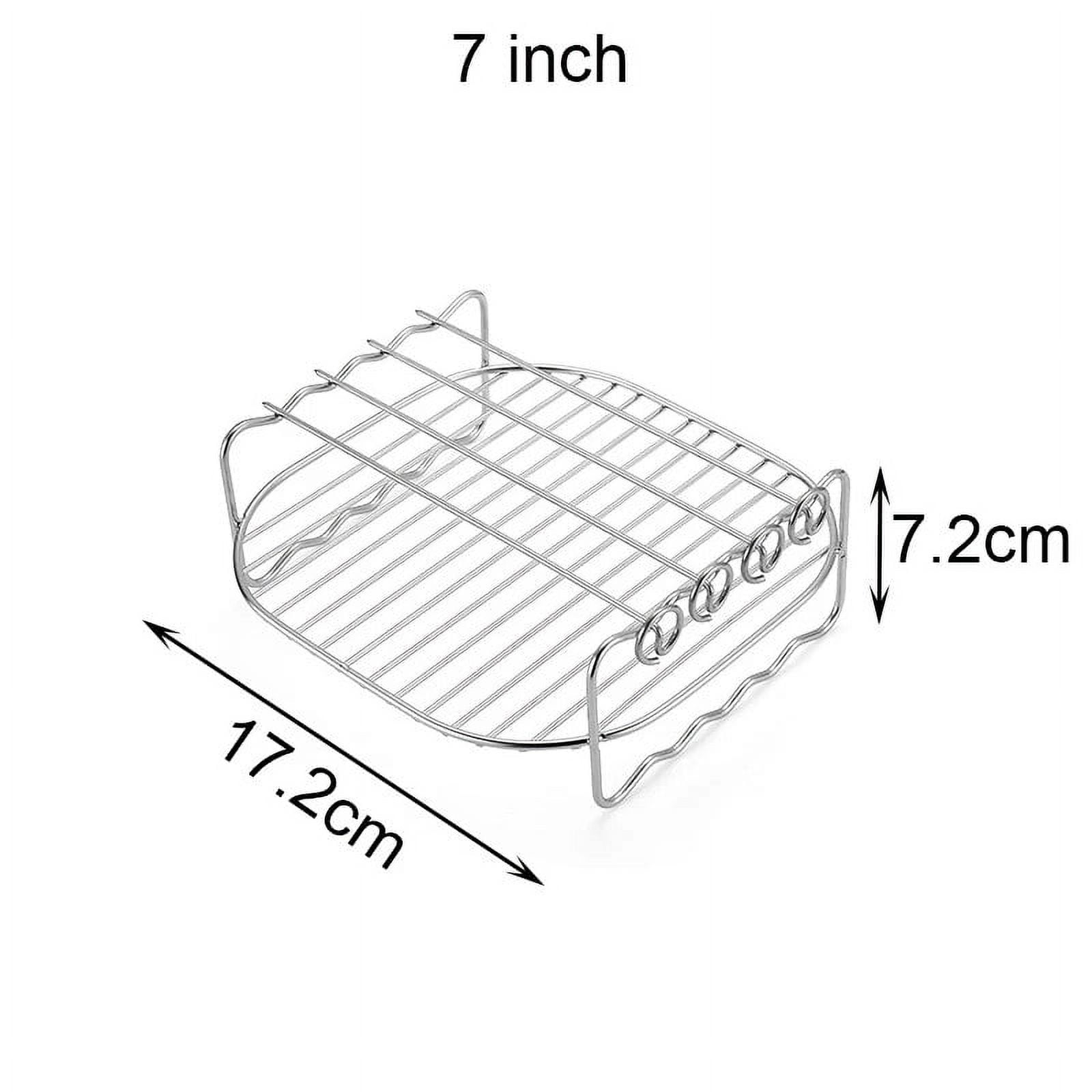 5'5L Square Air Fryer Accessories 7 Inch / 8 Inch for Philips Cosori ...