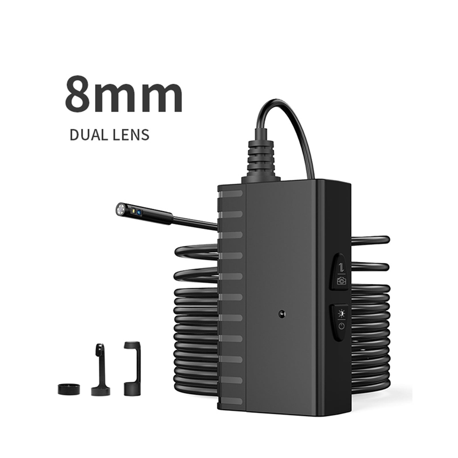 5.5MM 2.0MP HD Wireless Endoscope 1080P Dual Camera IP67 Snake ...