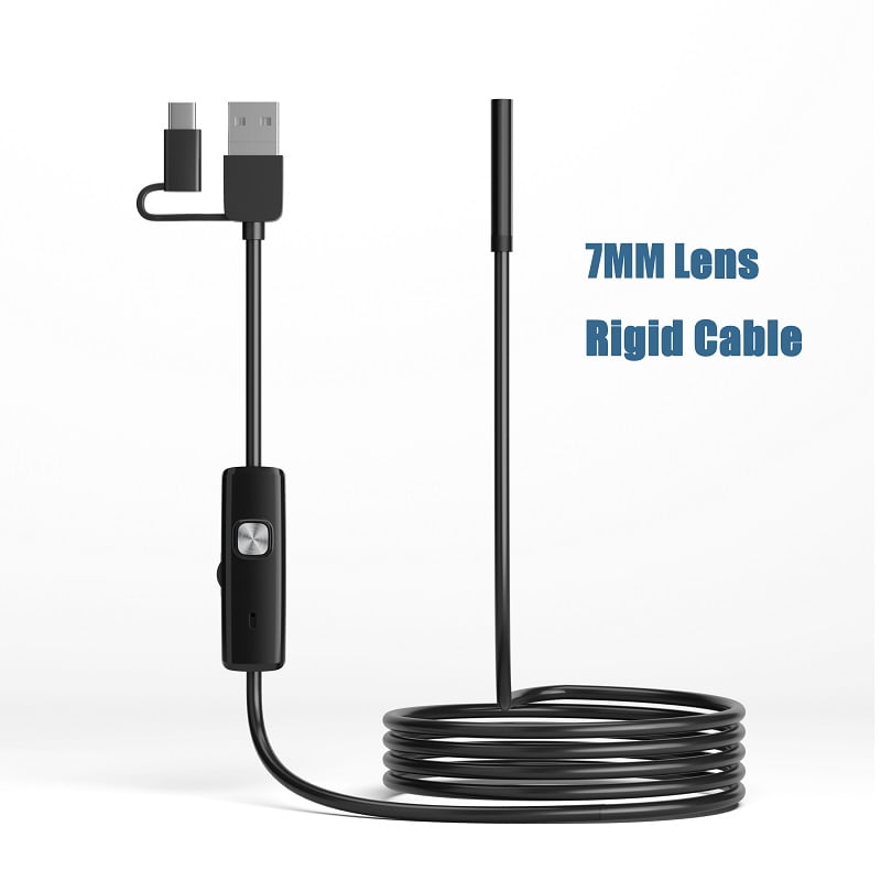 5.5MM 7MM Borescope Camera 3IN1 Tpye-c Micro USB Mini Lens Car ...