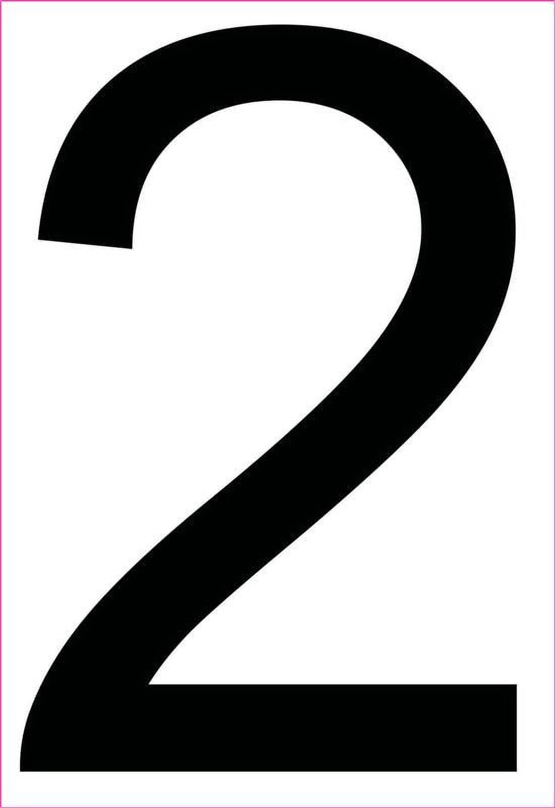 5.5in x 8in Address Number 2 Magnet - Walmart.com