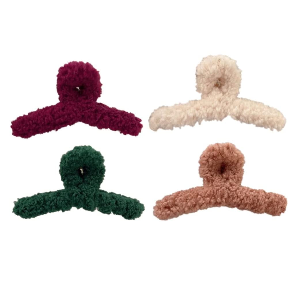 5.5inch Hair Claw Clips Winter Hair Clamps NonSlip Hair Clips for Thick ...