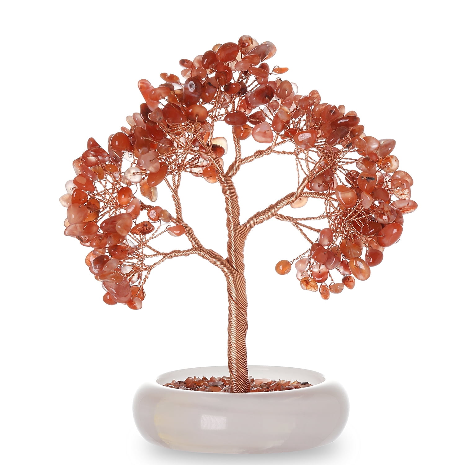5.5inches Natural Crystal Feng Shui Tree, Healing Gemstone Tree with ...