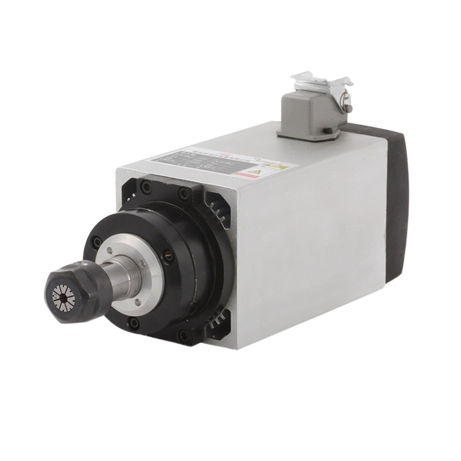 5.5kw Air Cooled Spindle ER25 Collet Ceramic Ball 4pcs Bearings Square ...