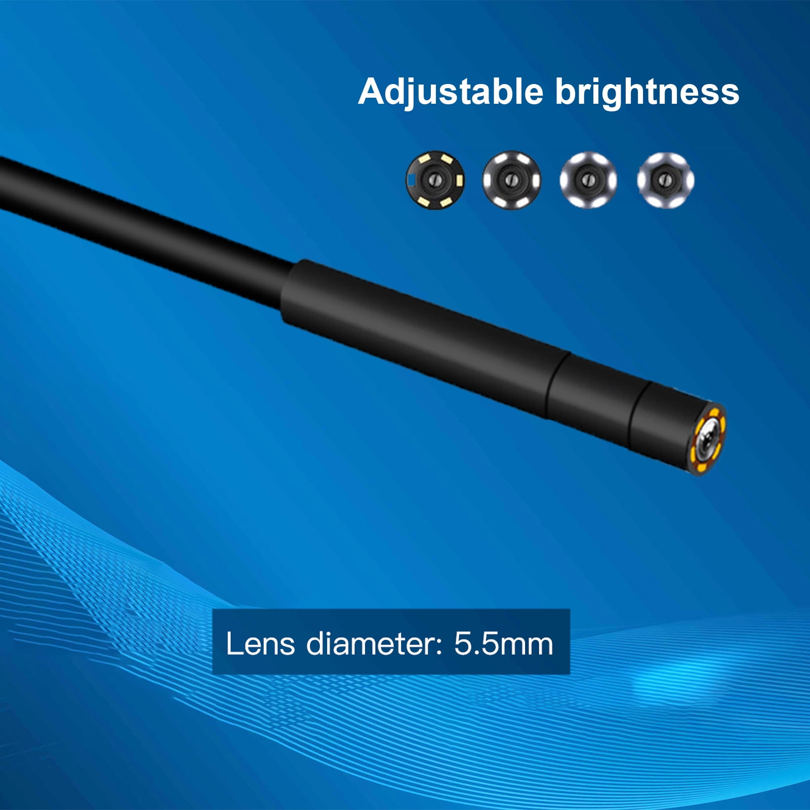 5.5mm/8mm hd endoscope camera 1080p ip67 waterproof camera rigid cable ...