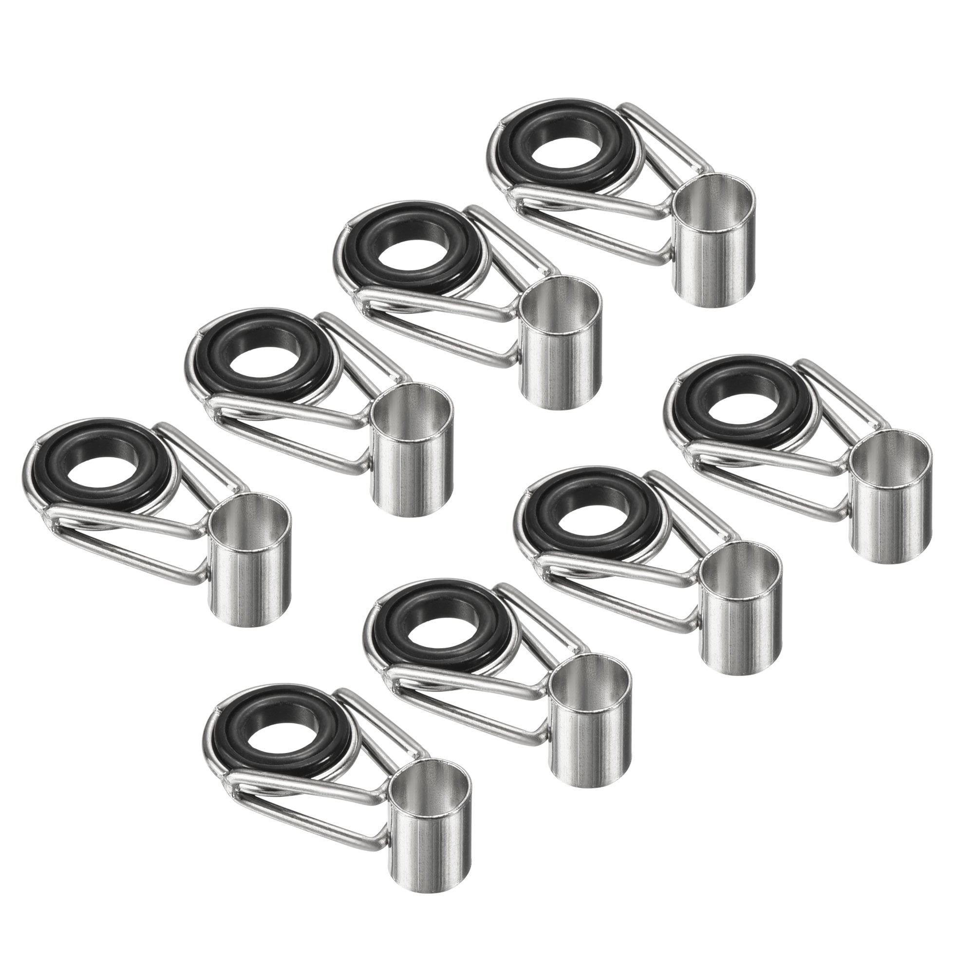 5.5mm Tube Dia Iron Fishing Rod Guide Repair Kit Line Ring Replacement ...