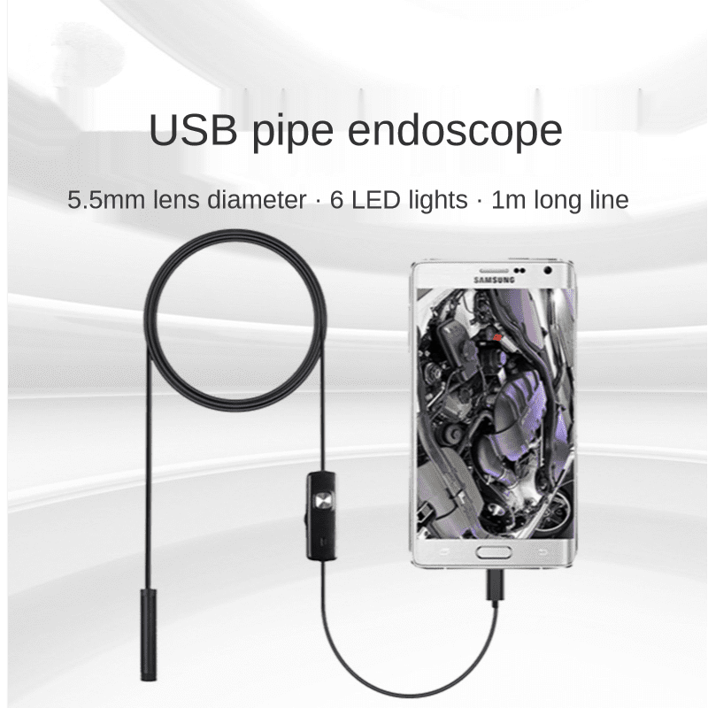5.5mm mobile phone endoscope Android mobile phone mechanical repair ...