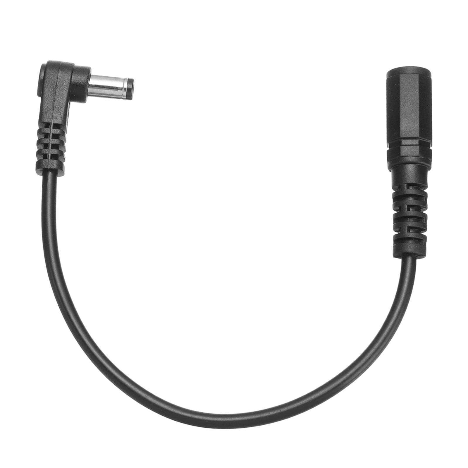 5.5mm x 2.1mm Right Angle 90 Degree DC Male to Female Jack Extension ...