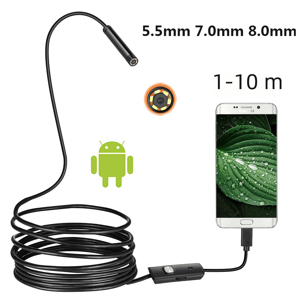5.5mm7mm8mm Android phone comes with camera endoscope pipeline dental ...