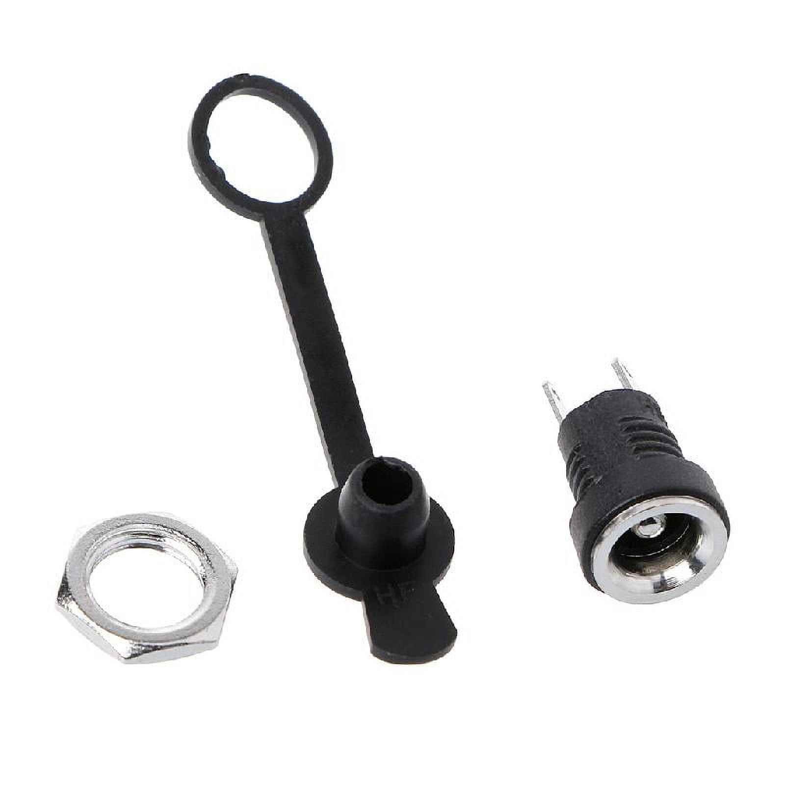 5.5mmx2.5mm Female DC Power Jack Plug Socket Waterproof Panel Mount ...