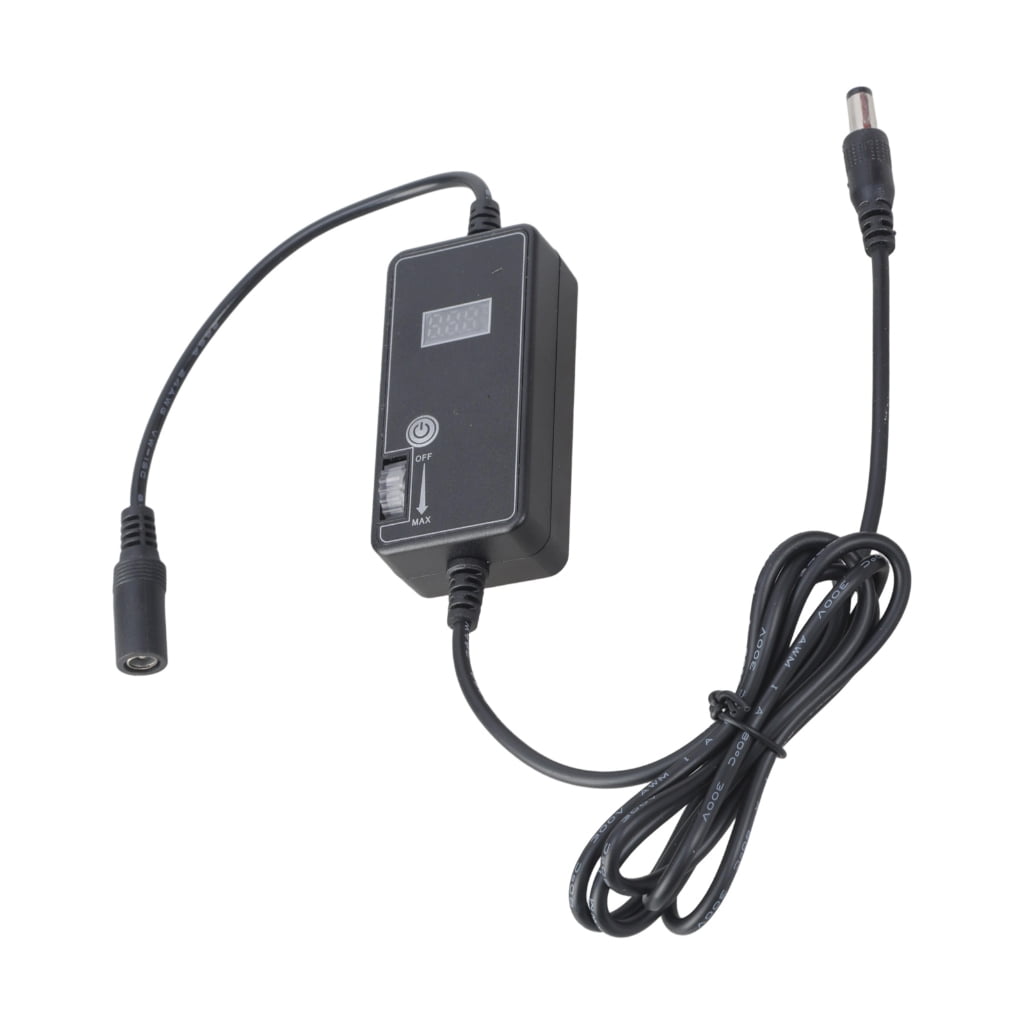 5.5x2.1mm Digital Temperature Monitor Stepless Speed Adjustable 12V ...