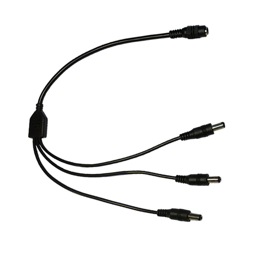 5.5x2.1mm Female to 5.5x2.1mm Male Splitter Adapter Cable Conversion ...