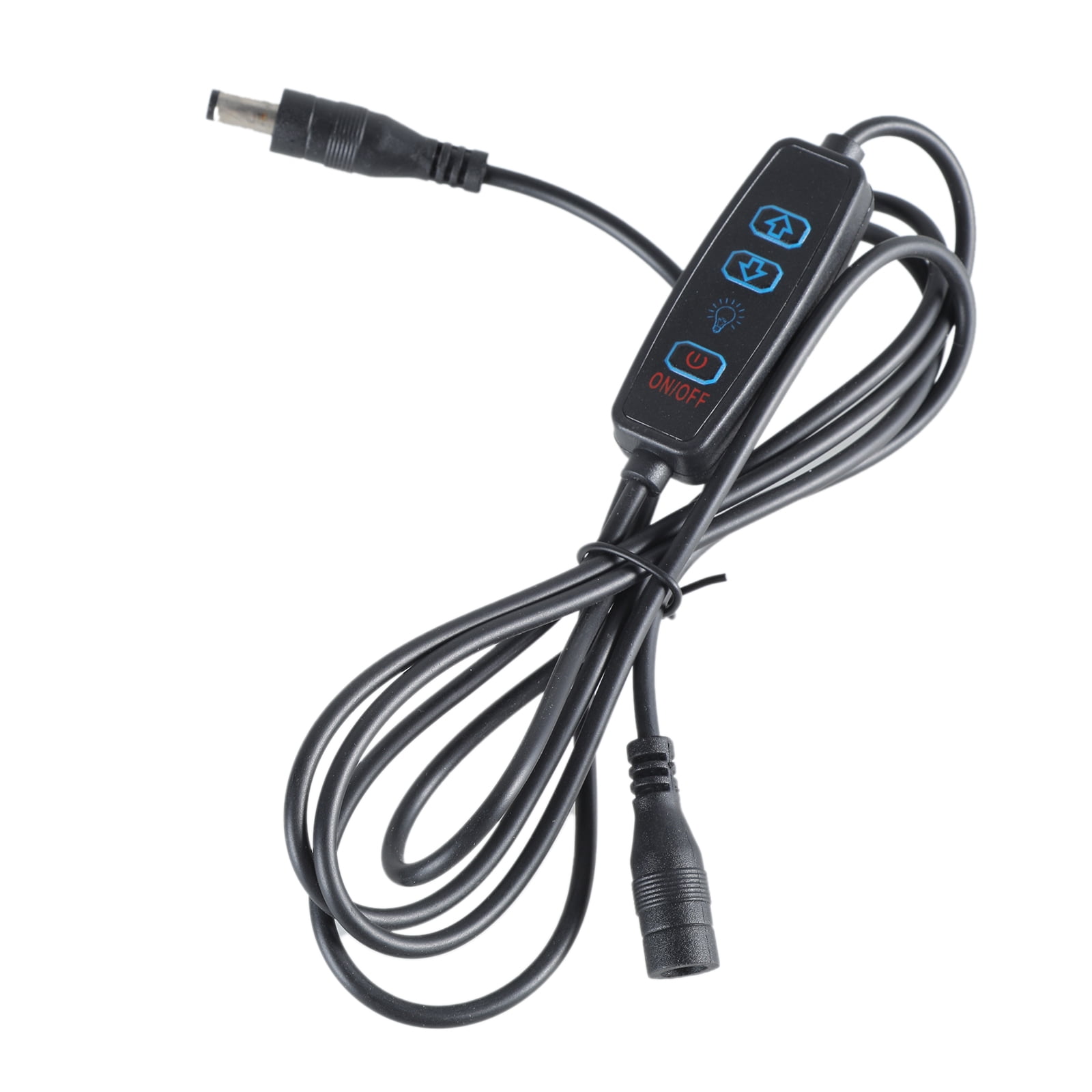 5.5x2.1mm Female to Male Speed Control Cable Line with Switching Button ...