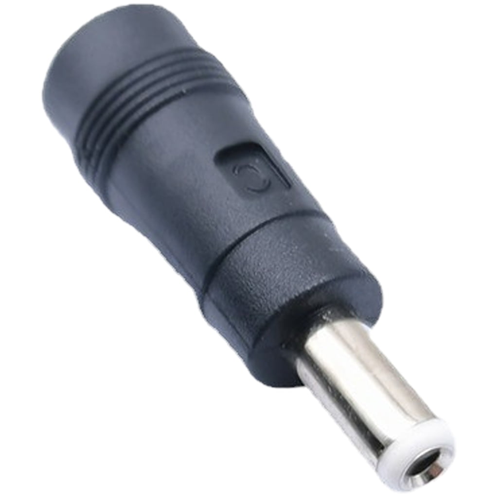5.5x2.1mm Female to Round Head DC5.5x2.5 Male Socket Connector Adapter ...