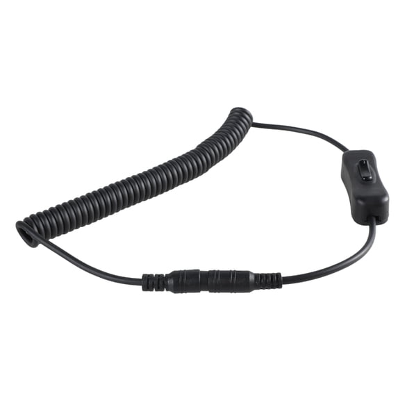 5.5x2.1mm Male Female Coiled Power Cable Wire DC5521 Adapter Line with ...