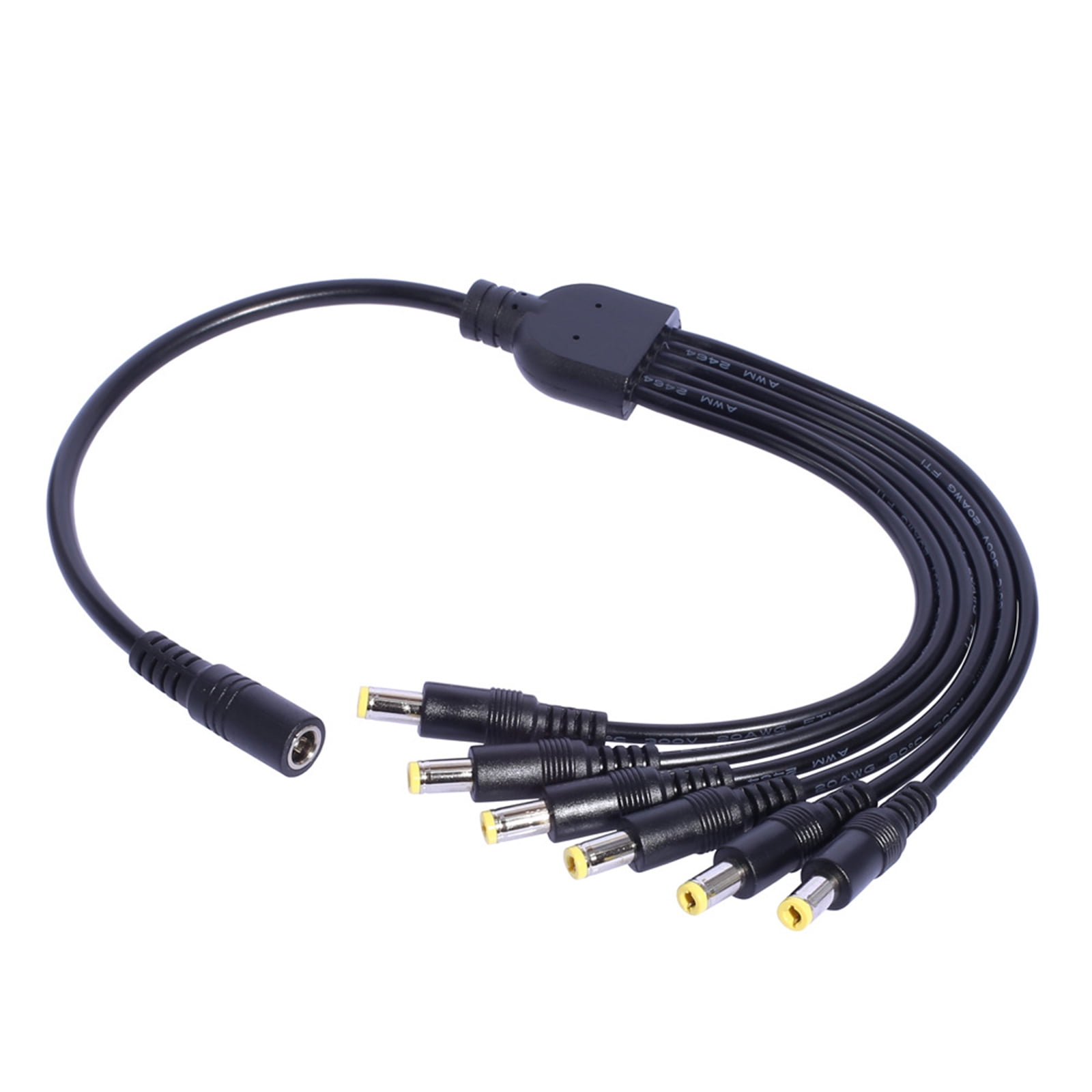 5.5x2.1mm Solar Charging Cable 6 in 1 5525 5521 Option for Multiple ...