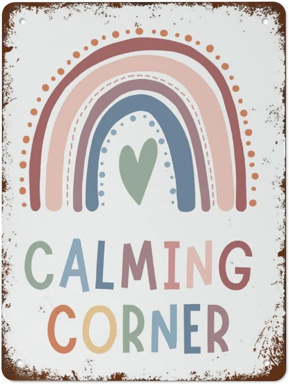 5.5x8 Inch Calming Corner Sign Boho Classroom Decor Playroom Wall Decor ...