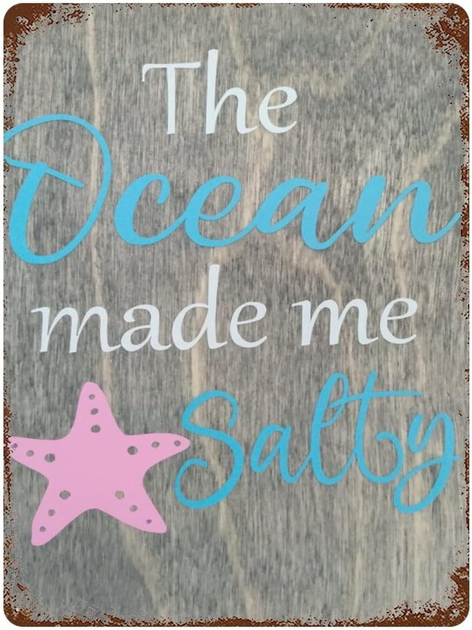 5.5x8 Inch Coastal Farmhouse Wall Decor,Rustic Chic Beach House Sign ...