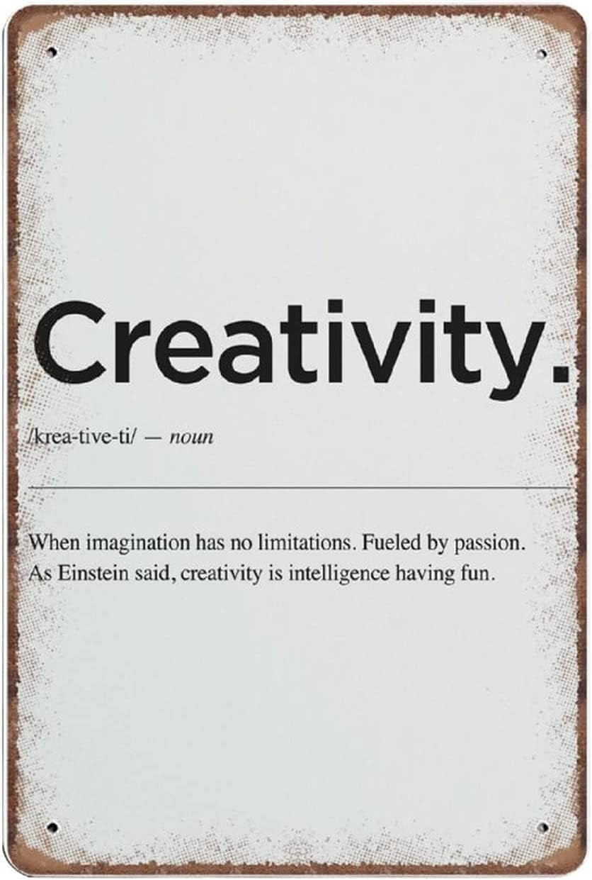 5.5x8 Inch Creativity Definition Office Wall Art Home Office Prints ...