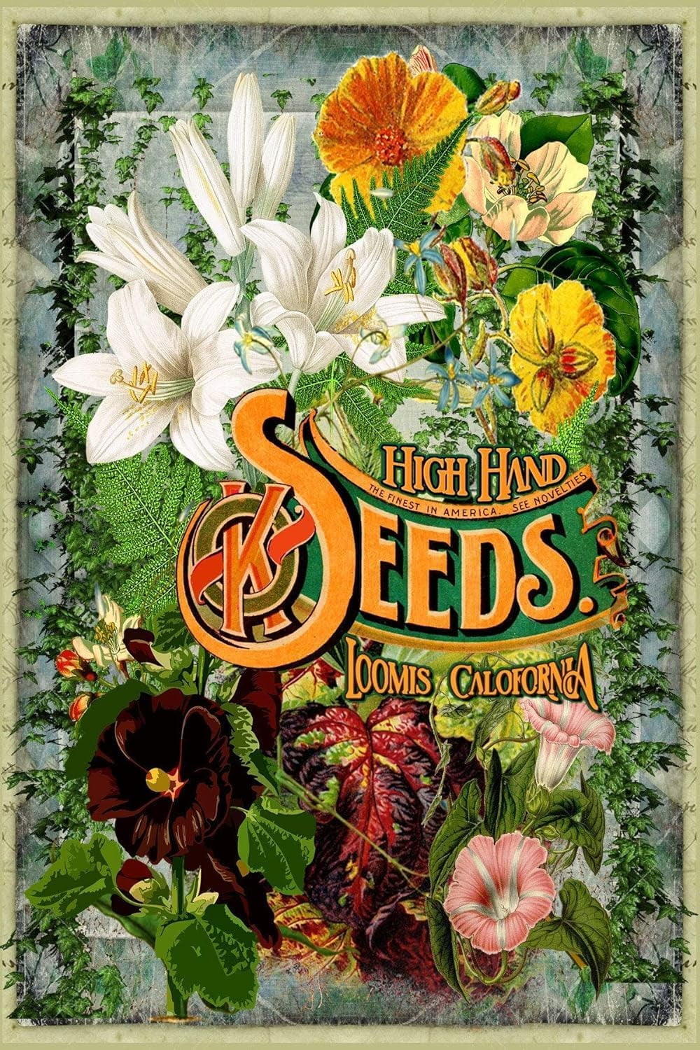 5.5x8 Inch Nursery Seeds Vintage Seed Packet Metal Sign Bar Sign ...
