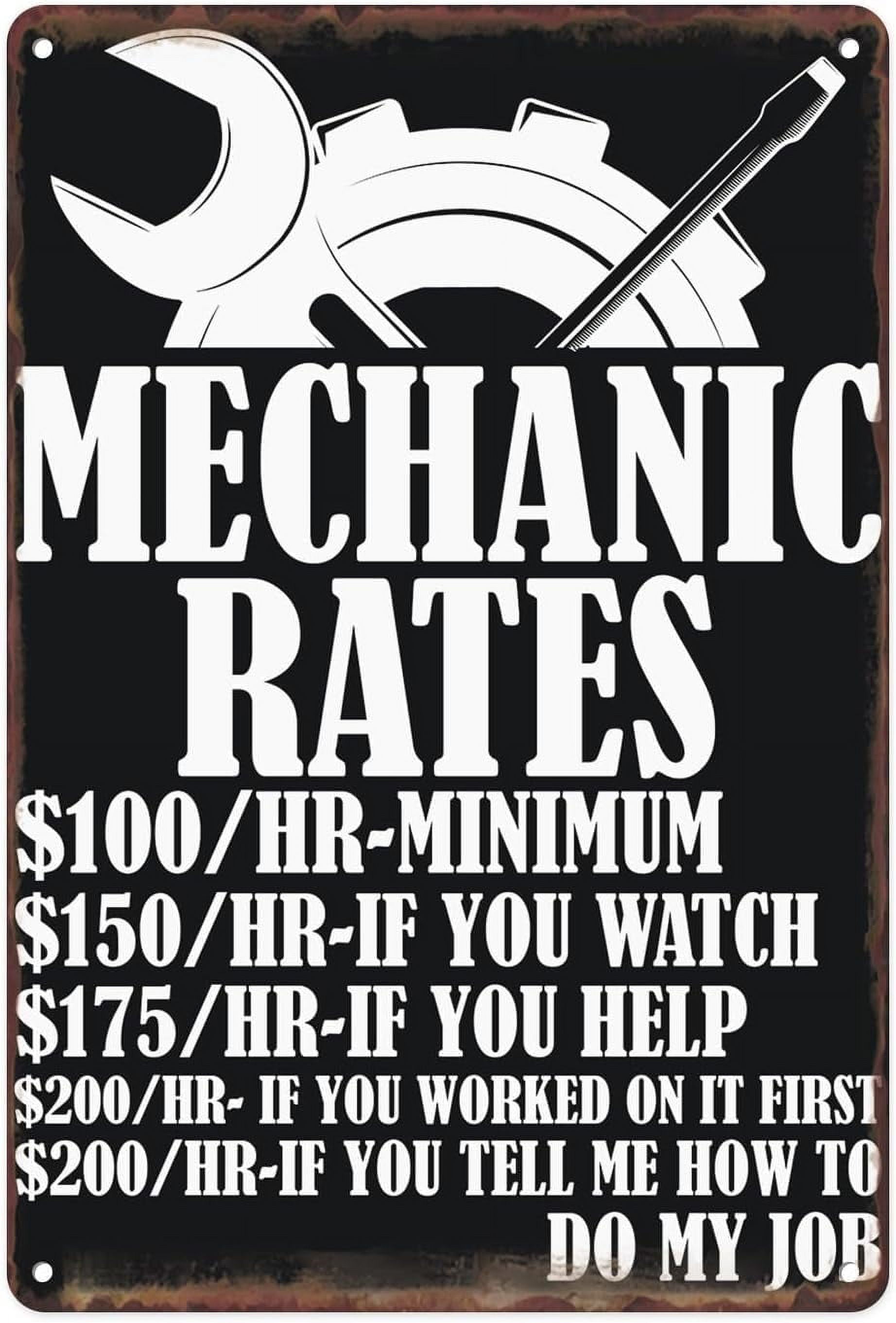 5.5x8 Inch Retro Vehicle Vintage Metal Tin Signs, Automotive Car Auto ...