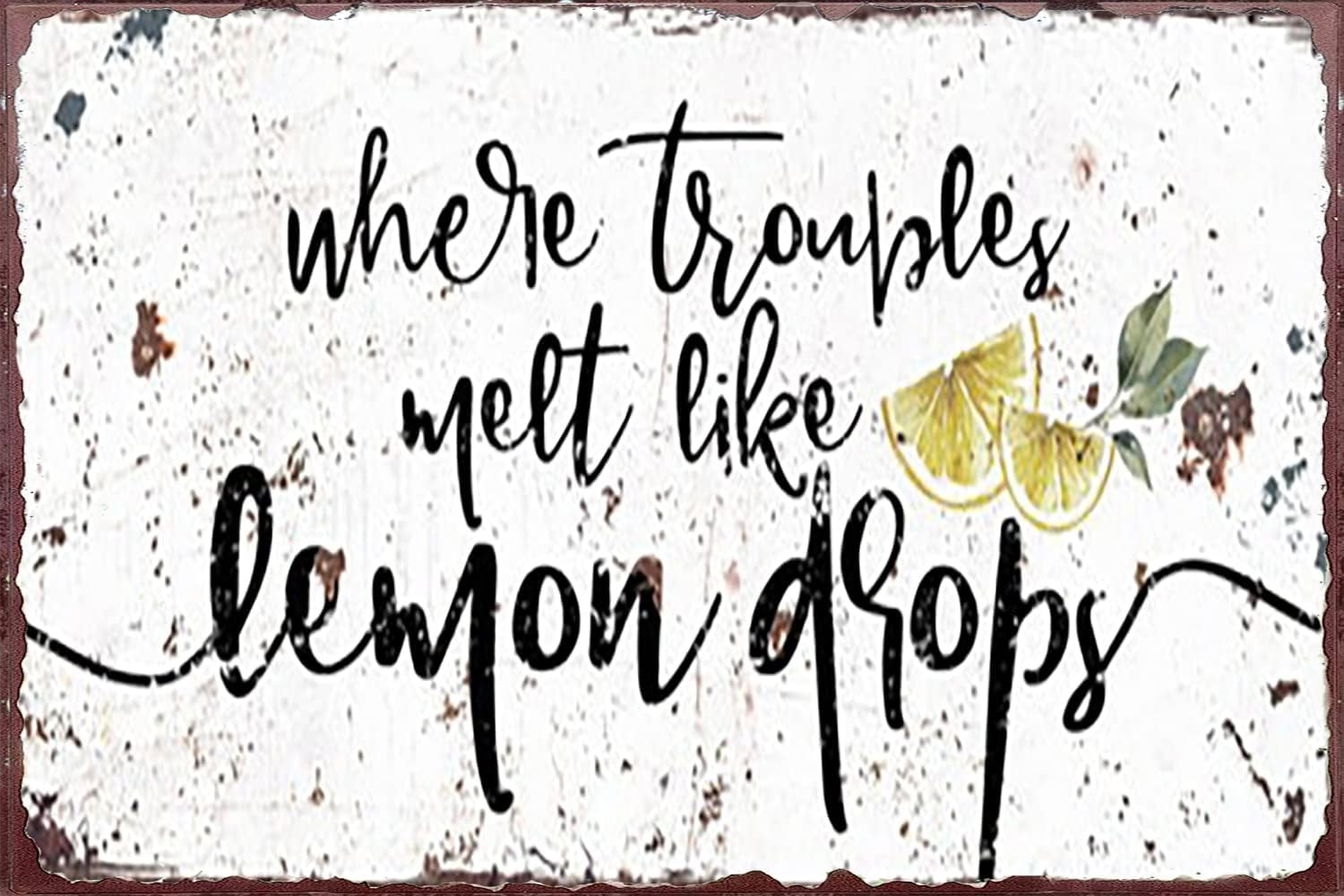 5.5x8 Inch Rustic Home Decor Signs,Positive Quotes,Farmhouse Sign ...