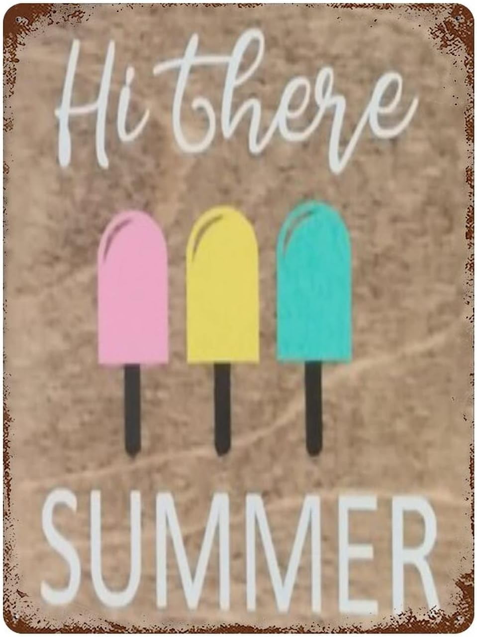 5.5x8 Inch Sweet Summer Decor Popsicle Summer Poster Girls Bedroom ...