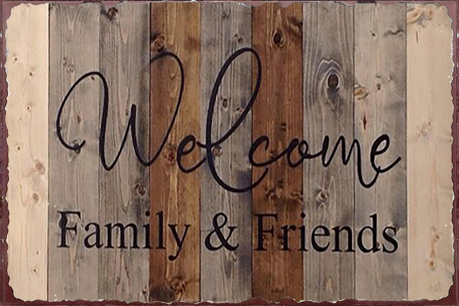 5.5x8 Inch Welcome Sign Welcome Family And Friends Sign,Family Sign ...