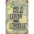 5.5x8 Inch When Life Give You Lemons Make Lemonade Sign,Inspirational ...