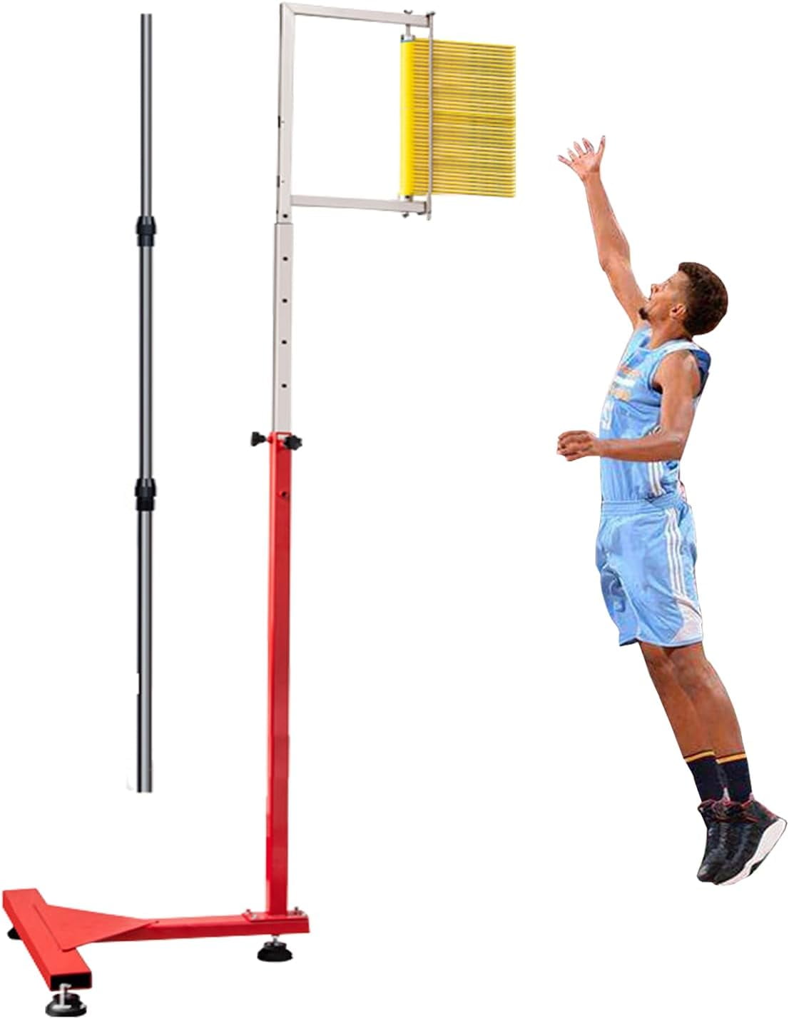 5.6-11.8 ft Jump Measurement Tester, Floor Standing Tandem Sport ...