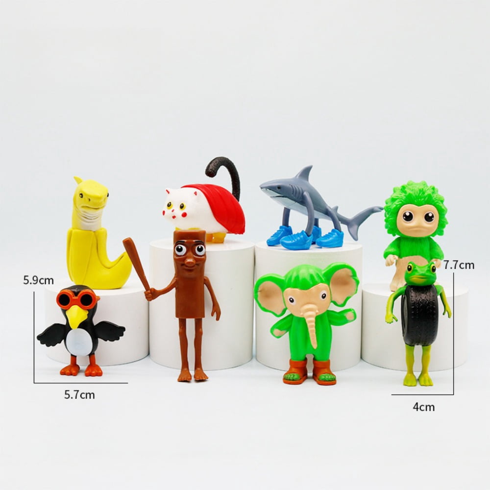 5&6&12 PCS Anime Tralala Action Figures Desk Decor 3.8 Inch Italian ...