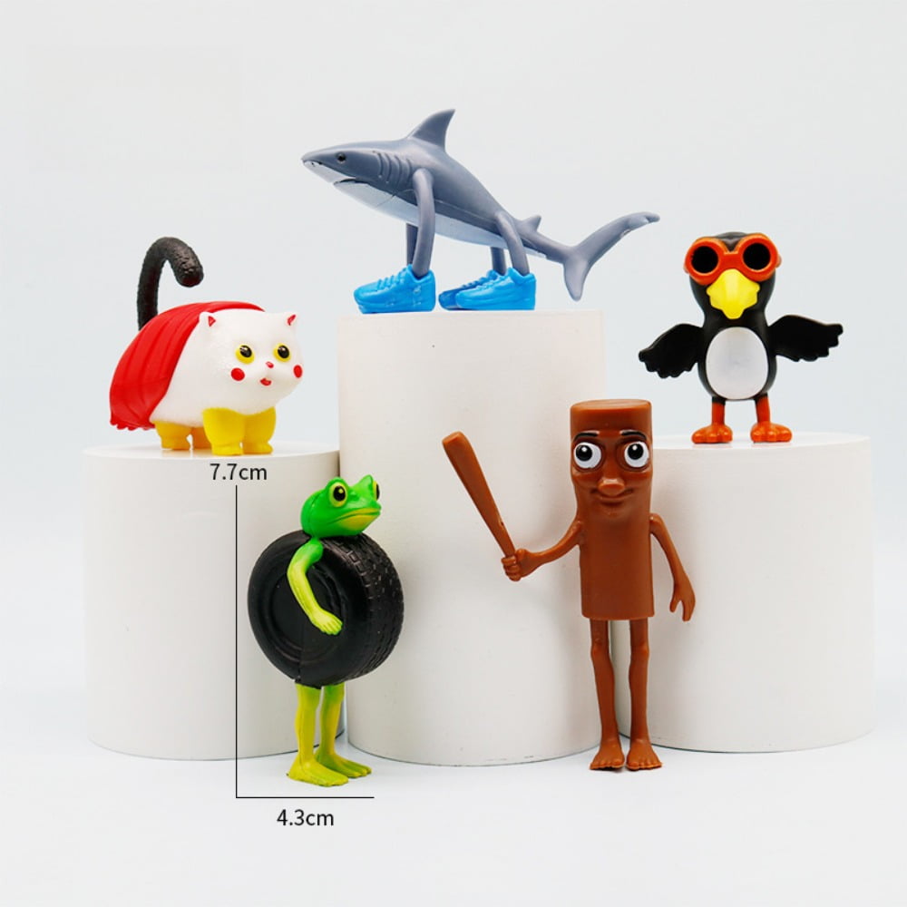 5&6&12 PCS Anime Tralala Action Figures Desk Decor 3.8 Inch Italian ...