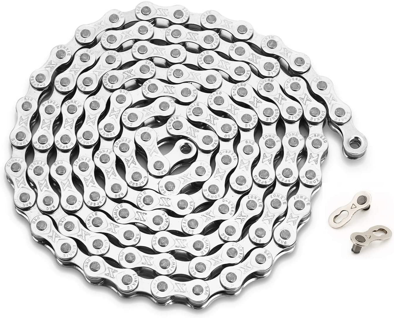 6/7/8-Speed Bicycle Chain 1/2 x 3/32 Inch - 116 Links - Walmart.com
