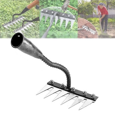 5/6/7/8 Teeth Carbon Steel Garden Weeding Rake,Carbon Steel Garden ...