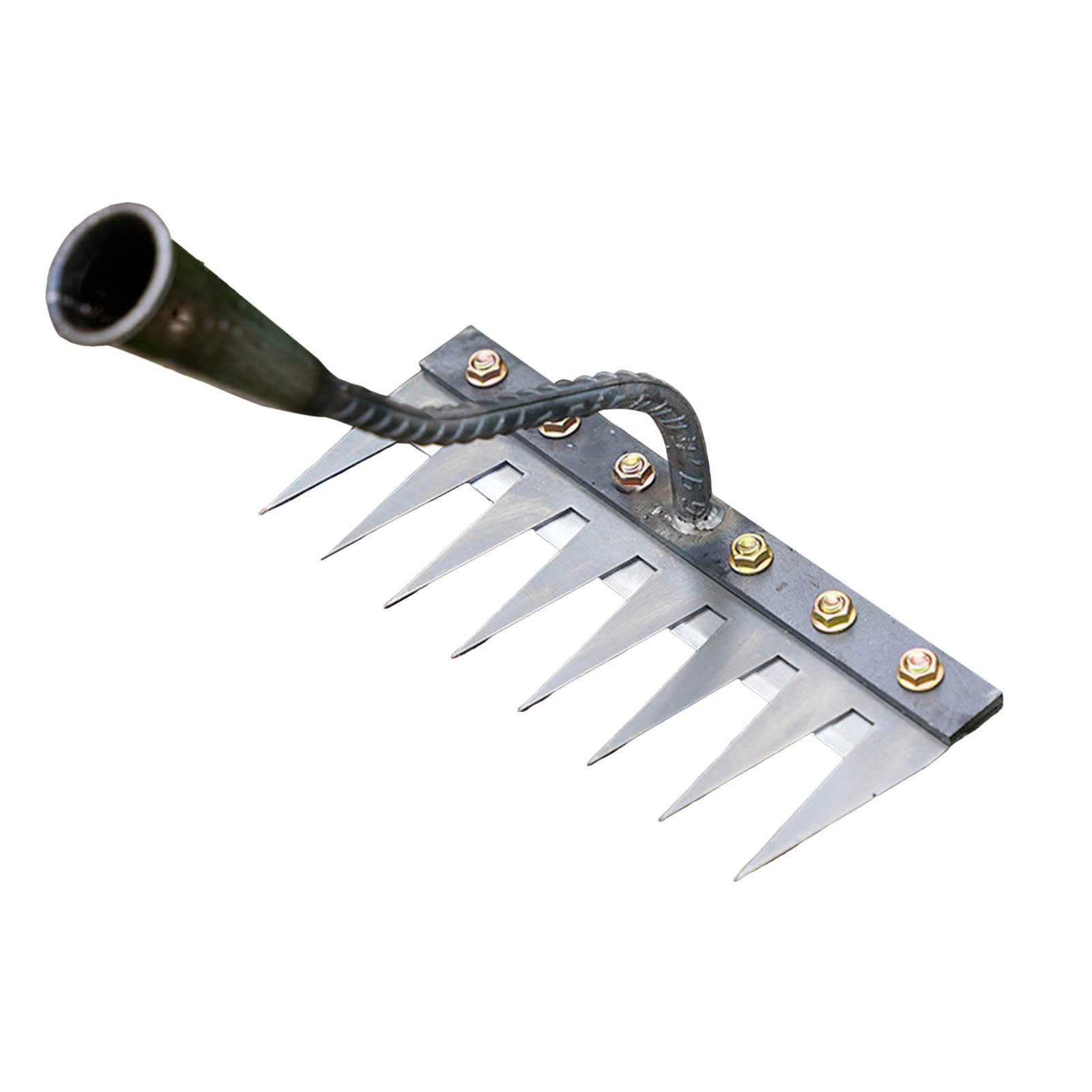 5/6/7/8 Teeth Carbon Steel Garden Weeding Rake,Durable Weed Rake,Iron ...